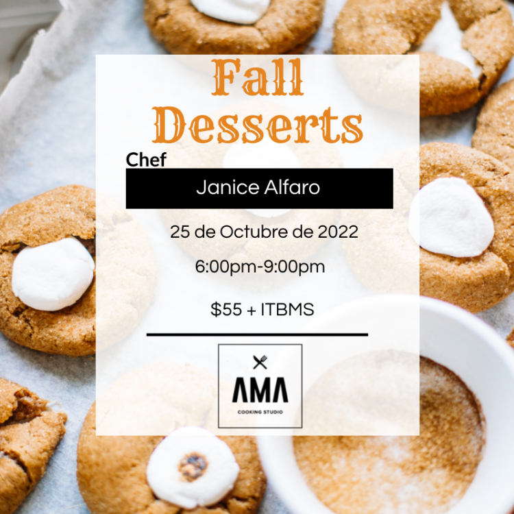 Fall Desserts - AMA Cooking Studio