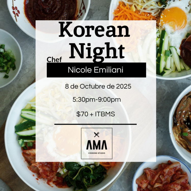Korean Night - SOLD OUT - AMA Cooking Studio